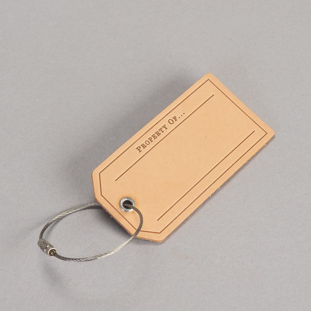 Flint Luggage Tag – PROPERTY OF...